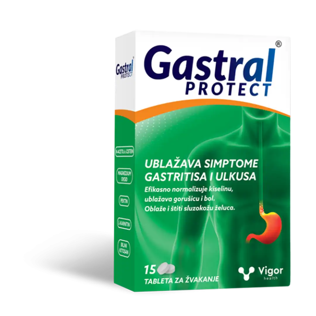 Gastral Protect 15 Tableta Za Žvakanje