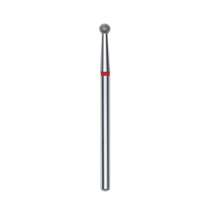 STALEKS Dijamantski nastavak za el.turpiju KUGLICA Crvena – 2,7 mm