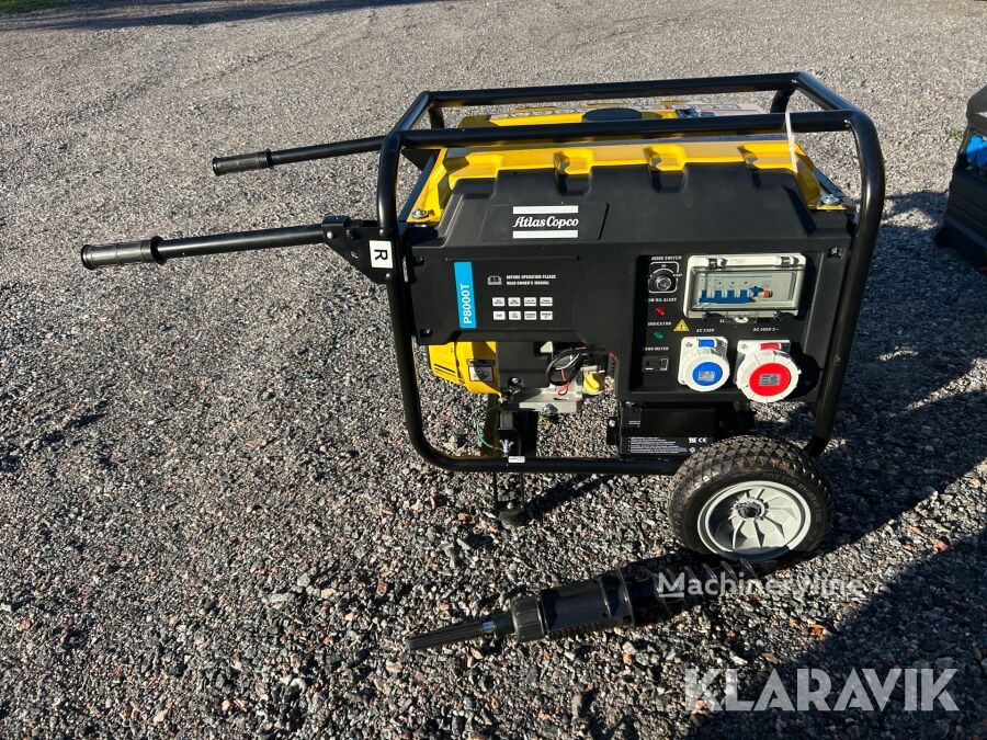 Prodaje se Atlas Copco P8000T benzinski generator na aukciji