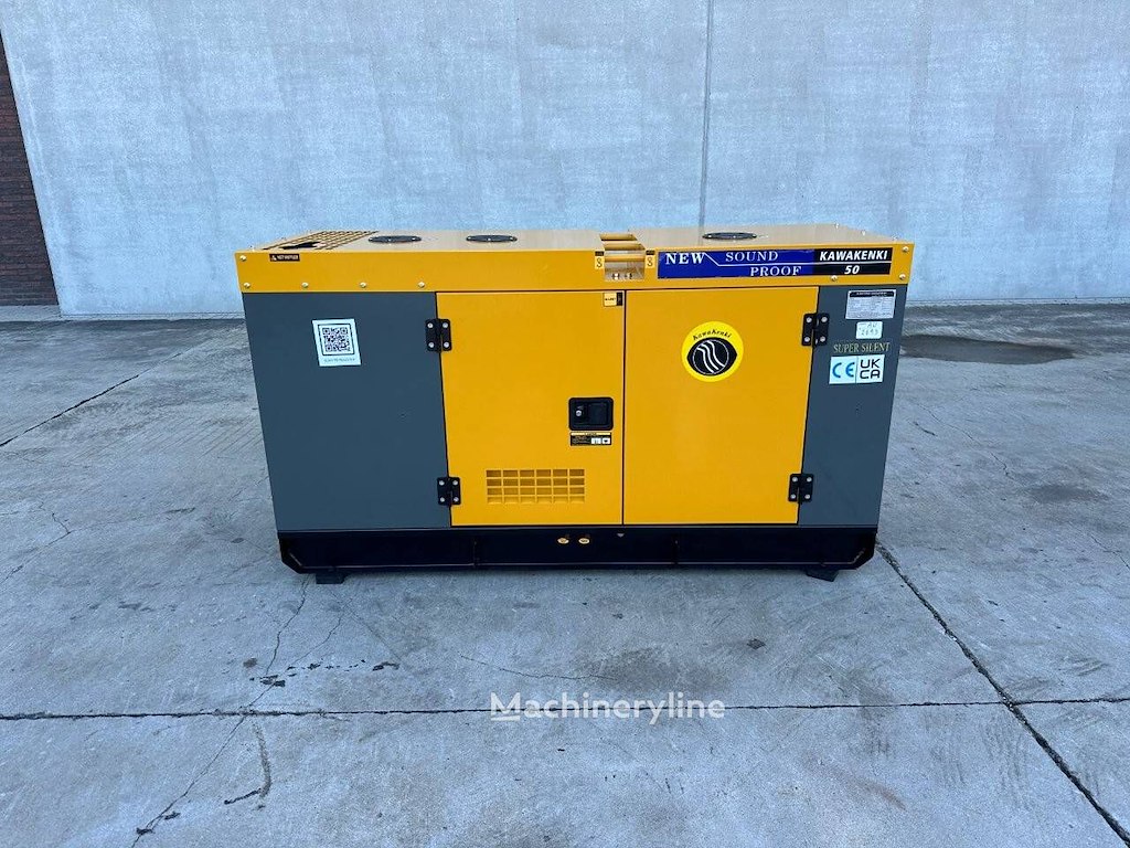 Prodaje se KawaKenki KK50-III-SSS diesel generator na aukciji