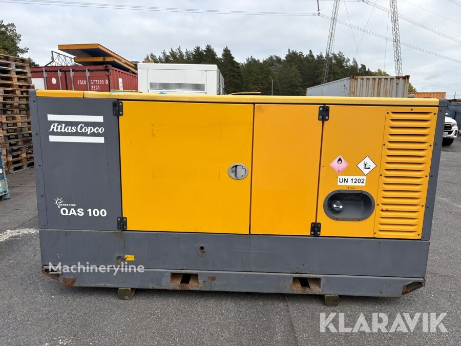 Prodaje se Atlas Copco QAS 100 diesel generator na aukciji