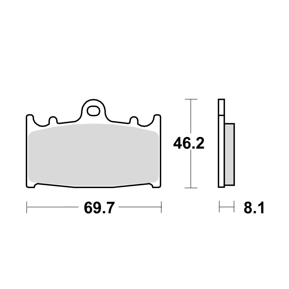 TRW MCB602TRQ Kočione pločice za motocikle (TRACK – SINTER)
