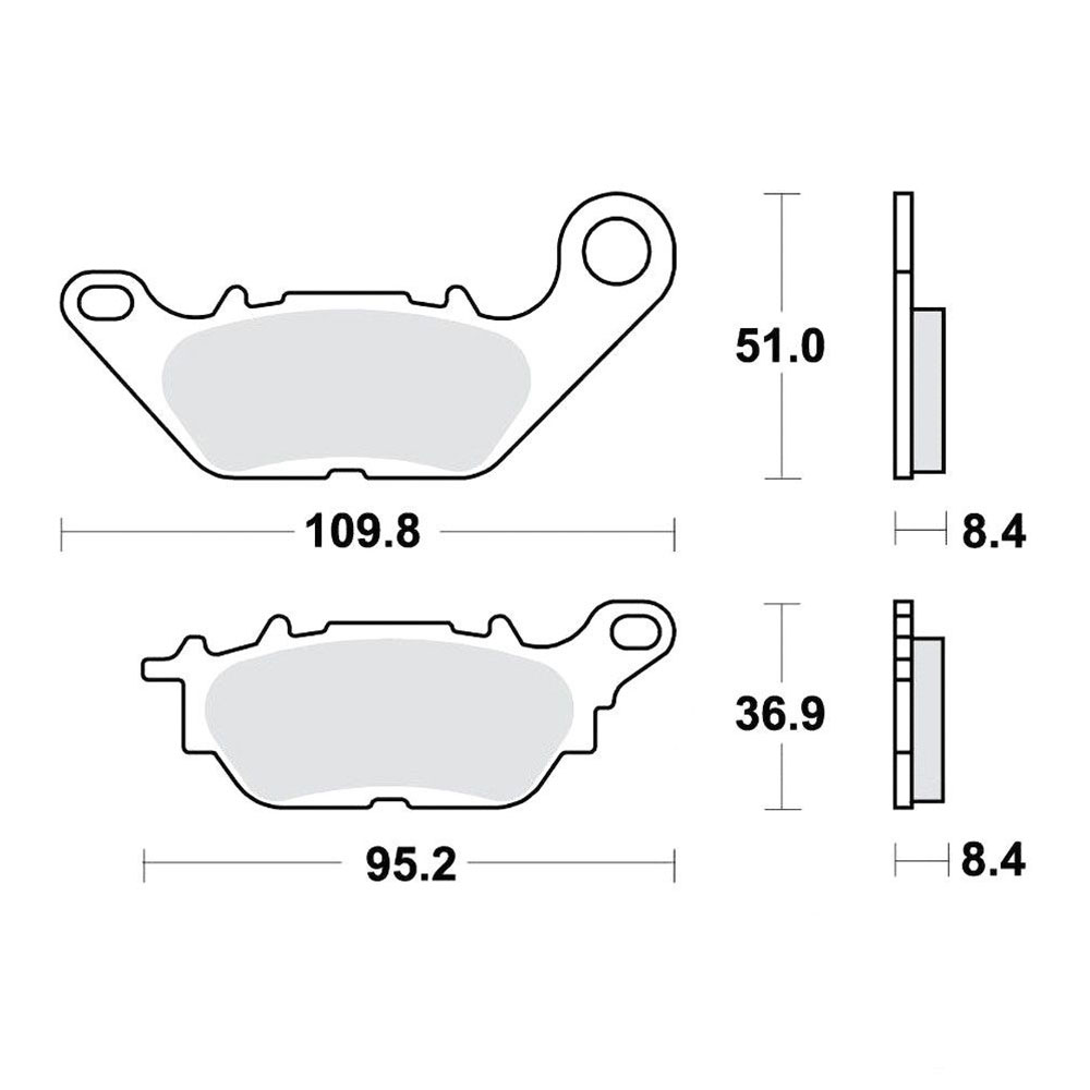 TRW MCB812 Disk pločice za motocikle (ORGANIC)