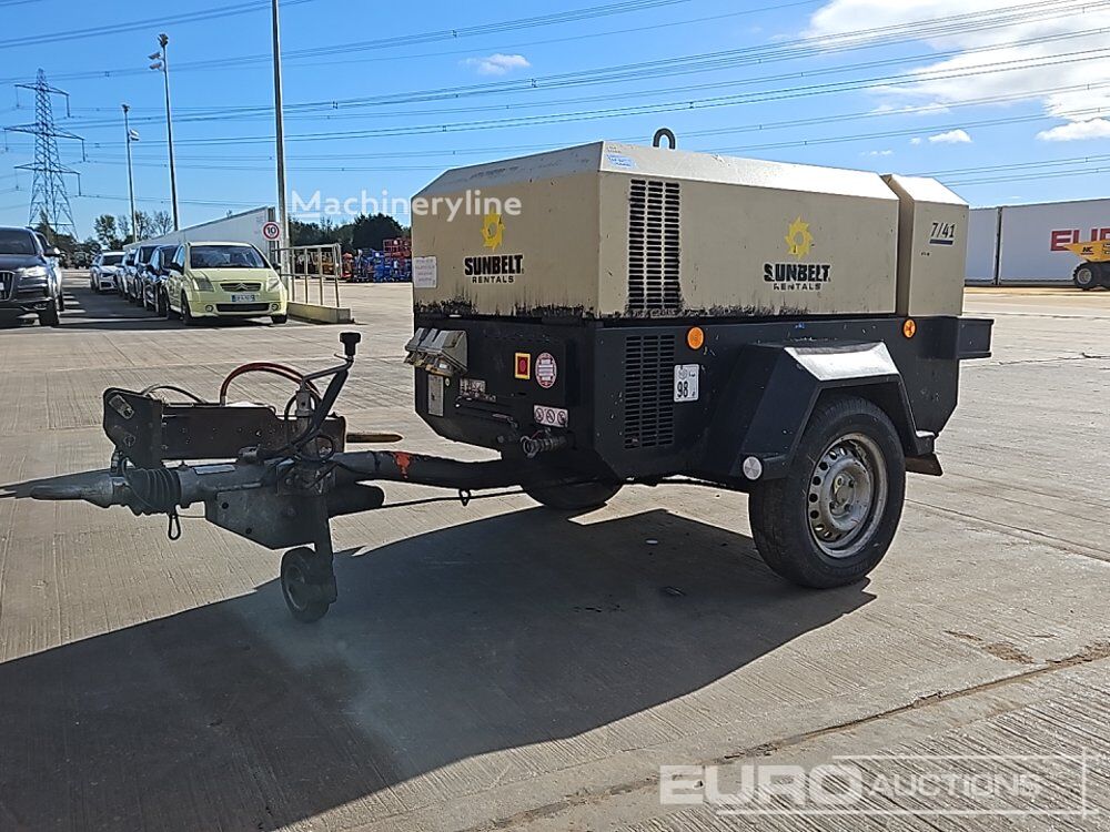 Prodaje se Doosan 7/41 125CFM mobilni kompresor na aukciji