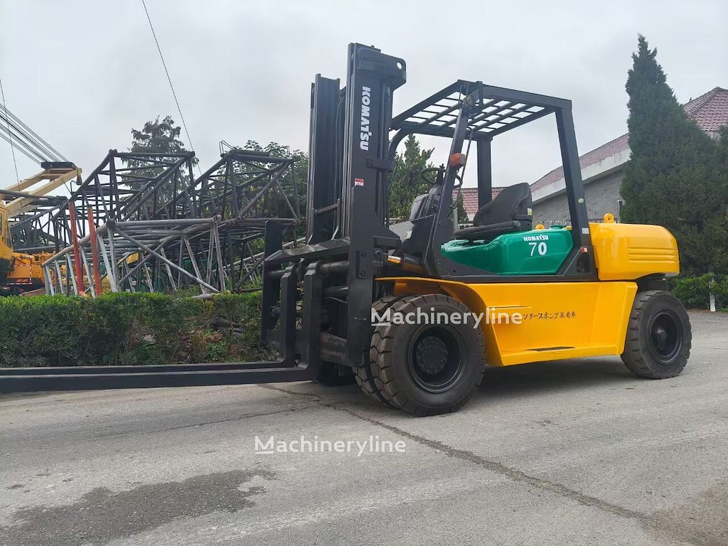 Komatsu Hot sale used komatsu forklift 7ton 10ton 15ton FD70 dizel viljuškar