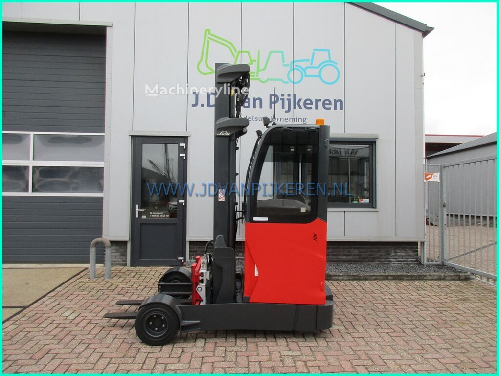 Linde R20G-01 big wheels triplex6.8m+sideshift+forkpositioner regalni viljuškar