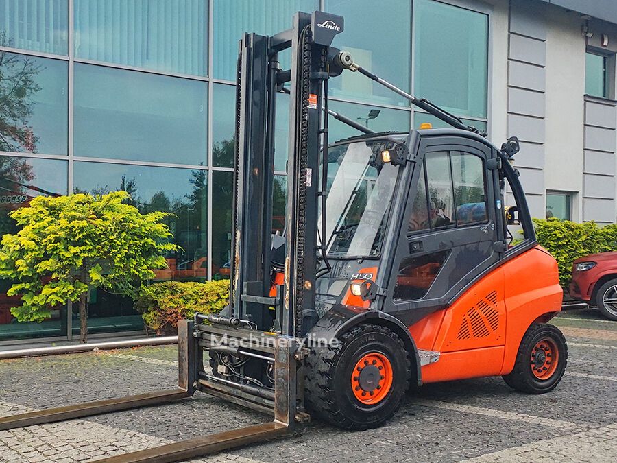 Linde H50T-01 viljuškar na gas