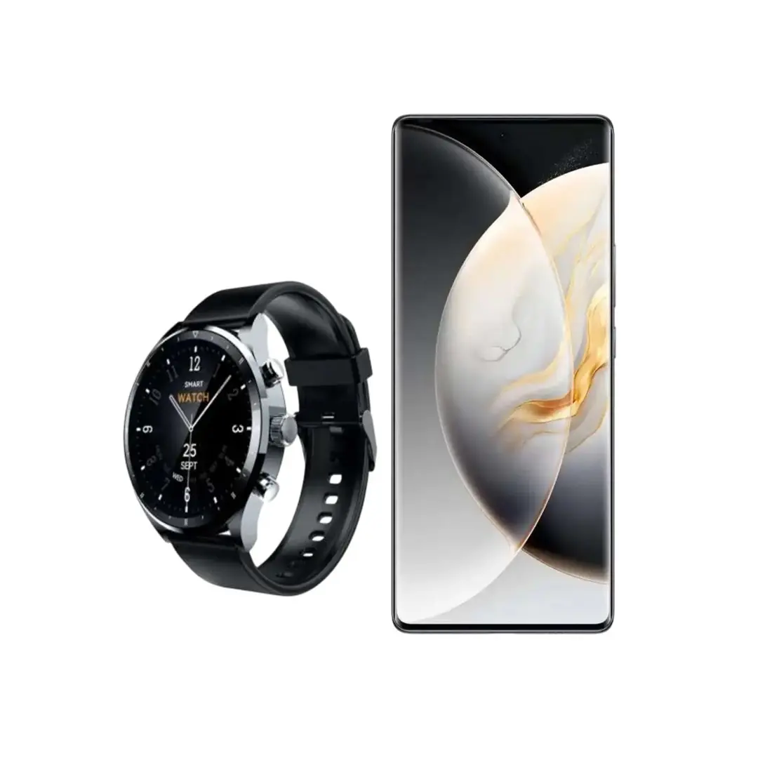 Tecno Mobilni telefon Camon 30 S Pro, 8/256 GB, Tamnosivi + Tecno Pametni sat Watch Pro 2, Tamnosivi