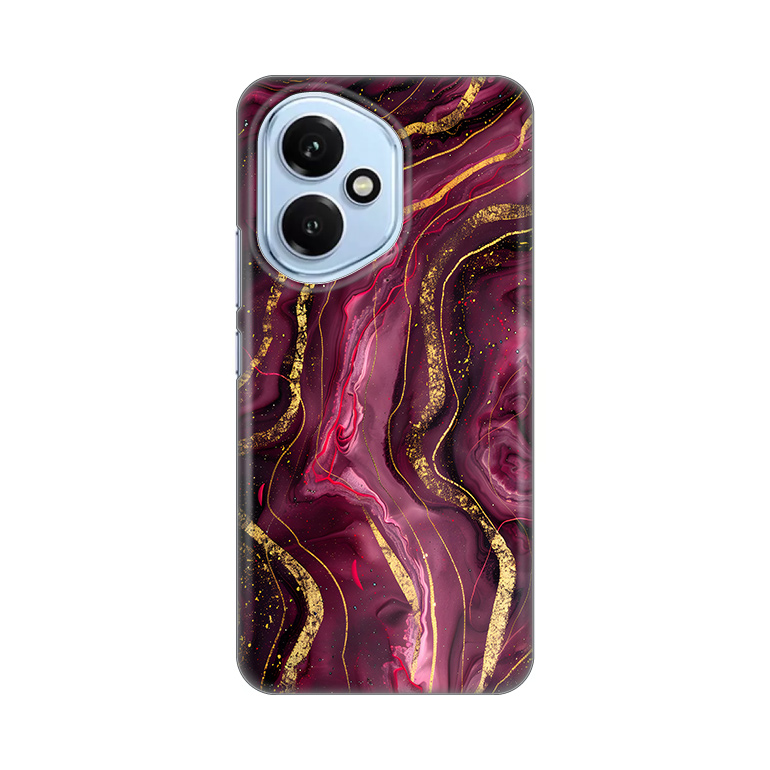 Zastitna silikonska maska (futrola) PRINT - Huawei Honor 400 Burgundy