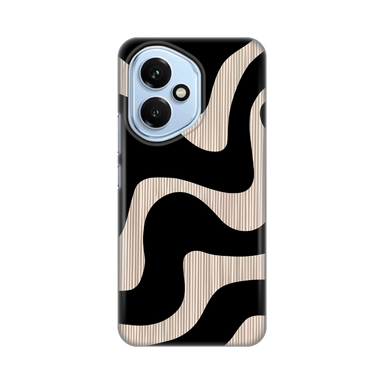 Zastitna ultra tanka (skin) maska / futrola PRINT - Huawei Honor 400 crni Flow