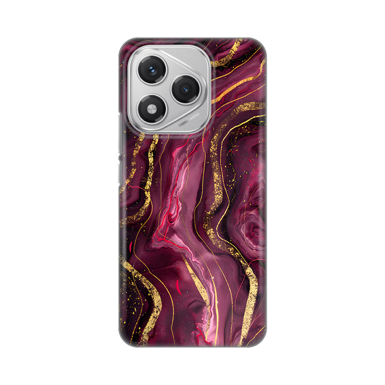 Zastitna silikonska maska (futrola) PRINT - Huawei Honor 400 Lite Burgundy