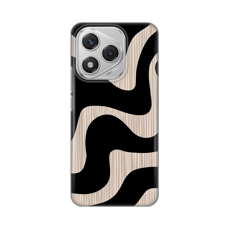 Zastitna ultra tanka (skin) maska / futrola PRINT - Huawei Honor 400 Lite crni Flow