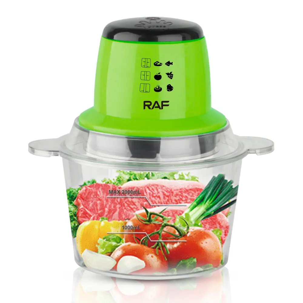 Raf Seckalica R.7039, 2 L, 600 W, Zelena