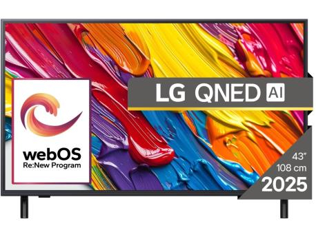 Televizor LG 43QNED82A3B/QNED/43"/4K Ultra HD/smart/webOS 25/crna
