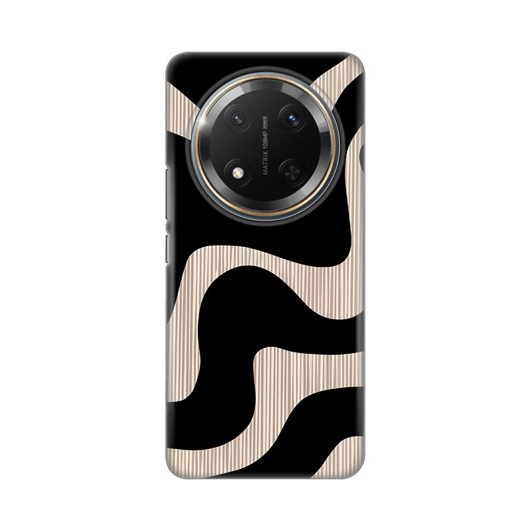 Zastitna ultra tanka (skin) maska / futrola PRINT - Huawei Honor Magic 7 lite crni Flow
