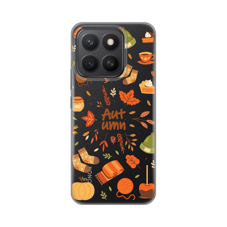 Zastitna ultra tanka (skin) maska / futrola PRINT - Huawei Honor X8c Autumn
