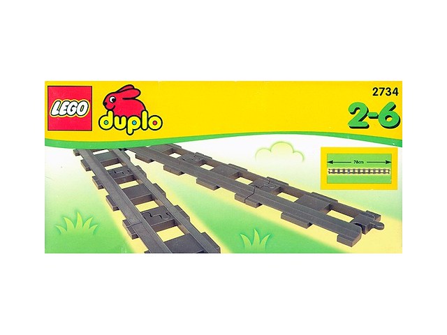 LEGO DUPLO - 2734 Straight Rails