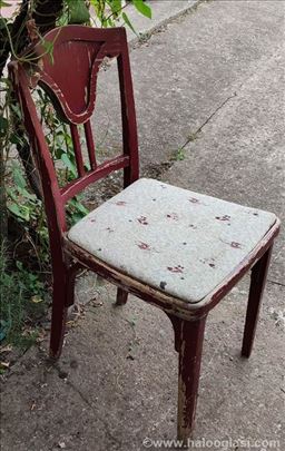 Vintage Drvena Stolica za Shabby Chic ili Restaura