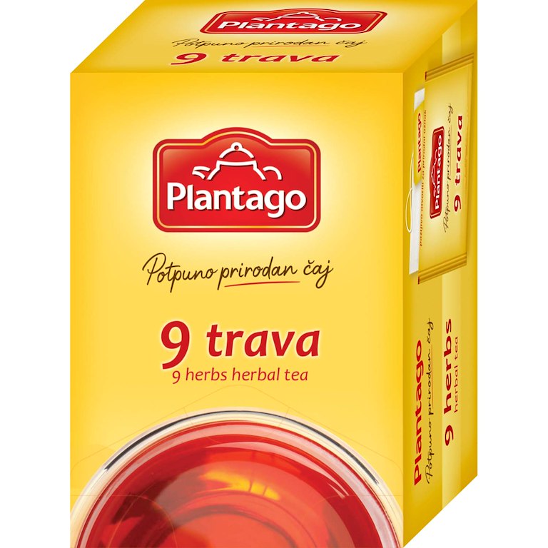 Plantago čaj 9 trava 36g plantago