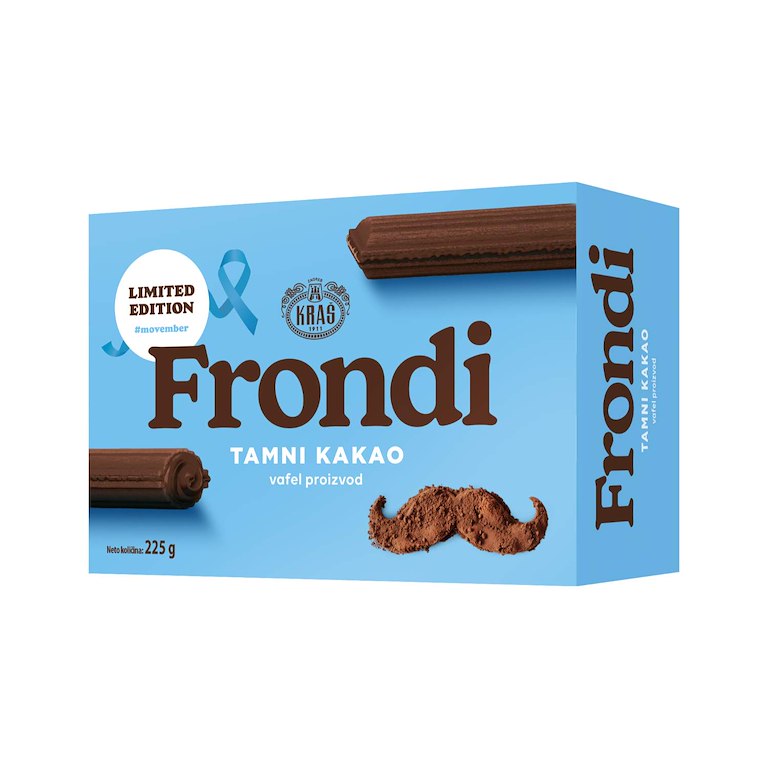Frondi vafl roleri tamni kakao 225g frondi