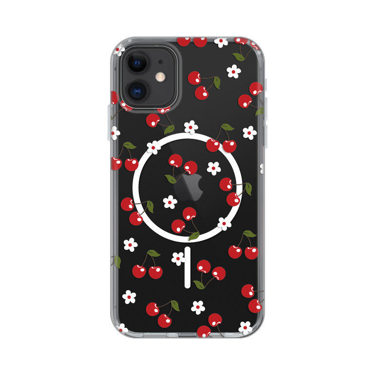 Zastitna maska (futrola) print Magsafe - iPhone 11 6.1 Cute Cherries