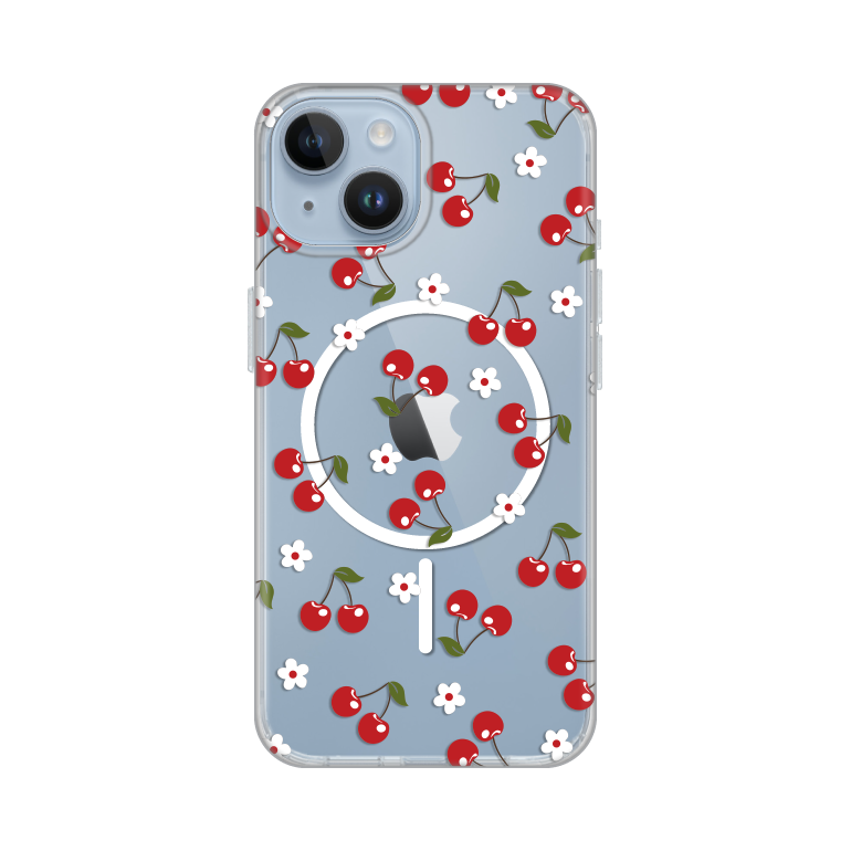 Zastitna maska (futrola) print Magsafe - iPhone 13/14 6.1 Cute Cherries