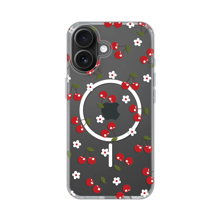 Zastitna maska (futrola) print Magsafe - iPhone 16 6.1 Cute Cherries