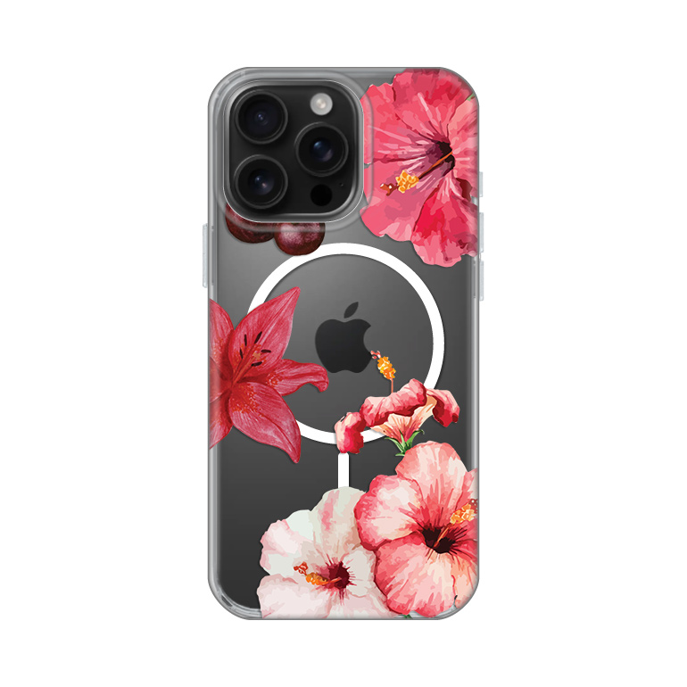 Zastitna maska (futrola) print Magsafe - iPhone 16 Pro Max 6.9 Hibiscus