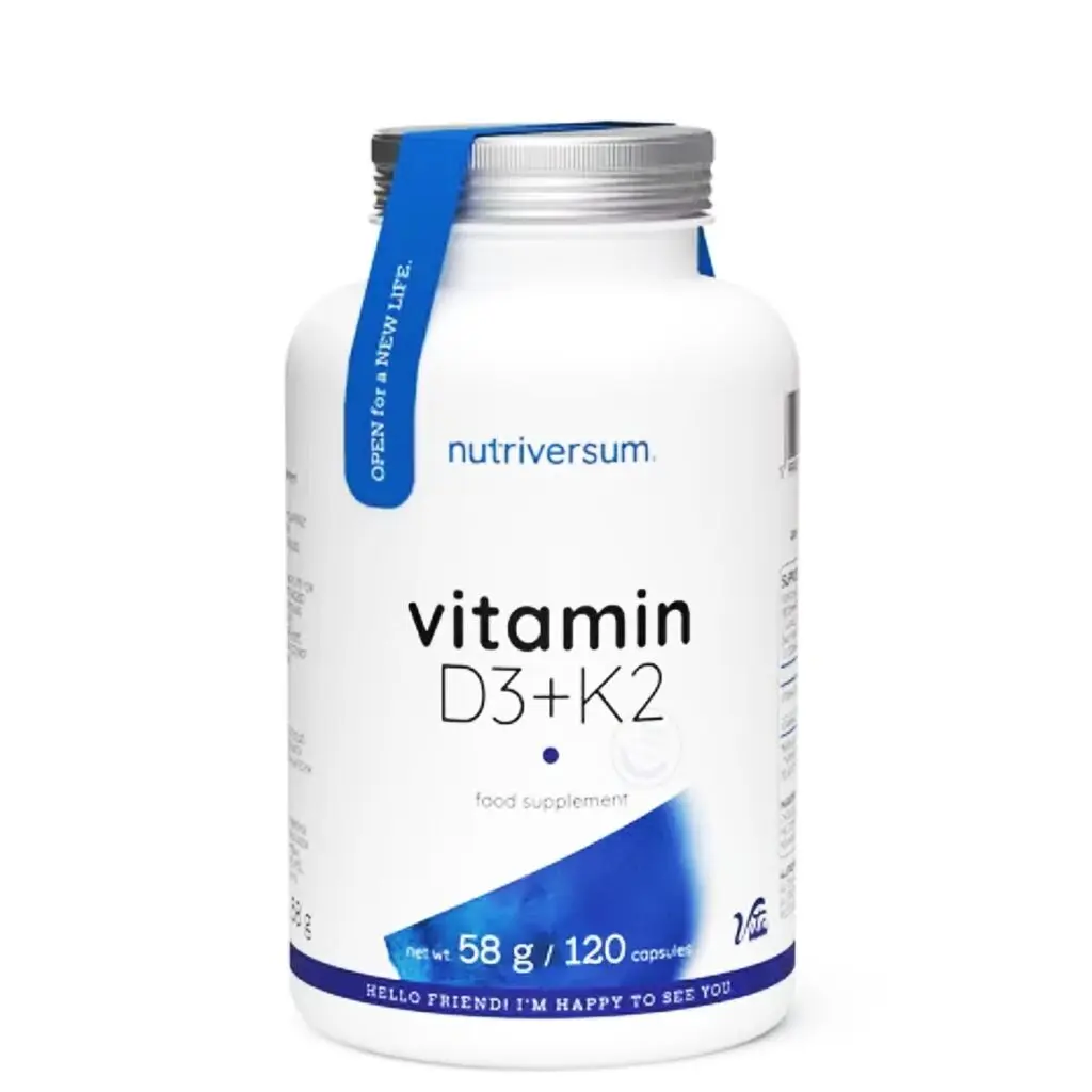Nutriversum Vitamin D3 K2, 120 kapsula