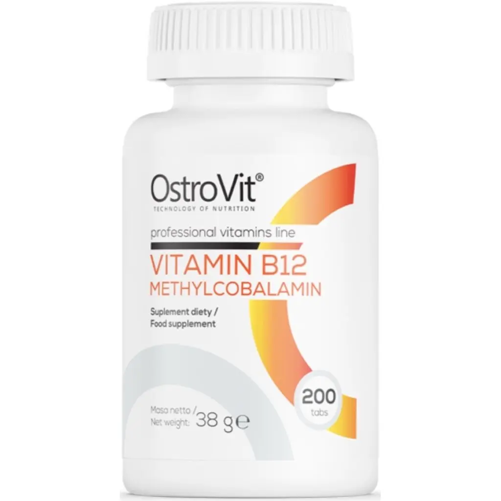 OstroVit Vitamin B12 Methylcobalamin, 200 kapsule