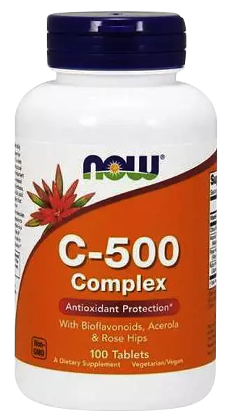 NOW Vitamin C 500 mg, 100 tableta