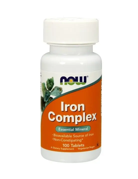 NOW Iron complex, 100 tablete