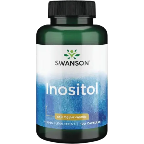 Swanson Inozitol, 650mg, 100 kapsula