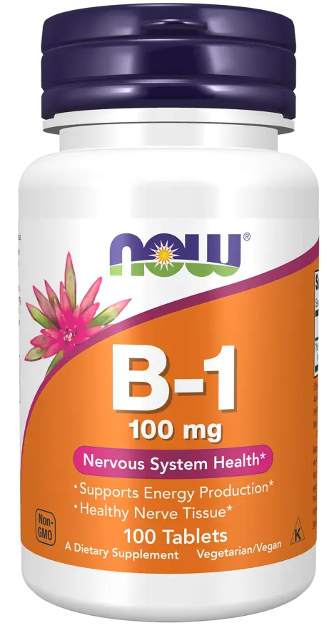 Now Vitamin B-1, 100 mg, 50 kapsula
