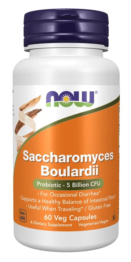 Now Saccharomyces Boulardi, 60 kapsula
