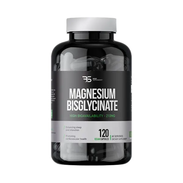 Basic Supplements Magnezijum Bisglicinat, 120 kapsula
