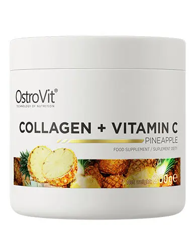 OstroVit Kolagen + Vitamin C, Ananas, 200g