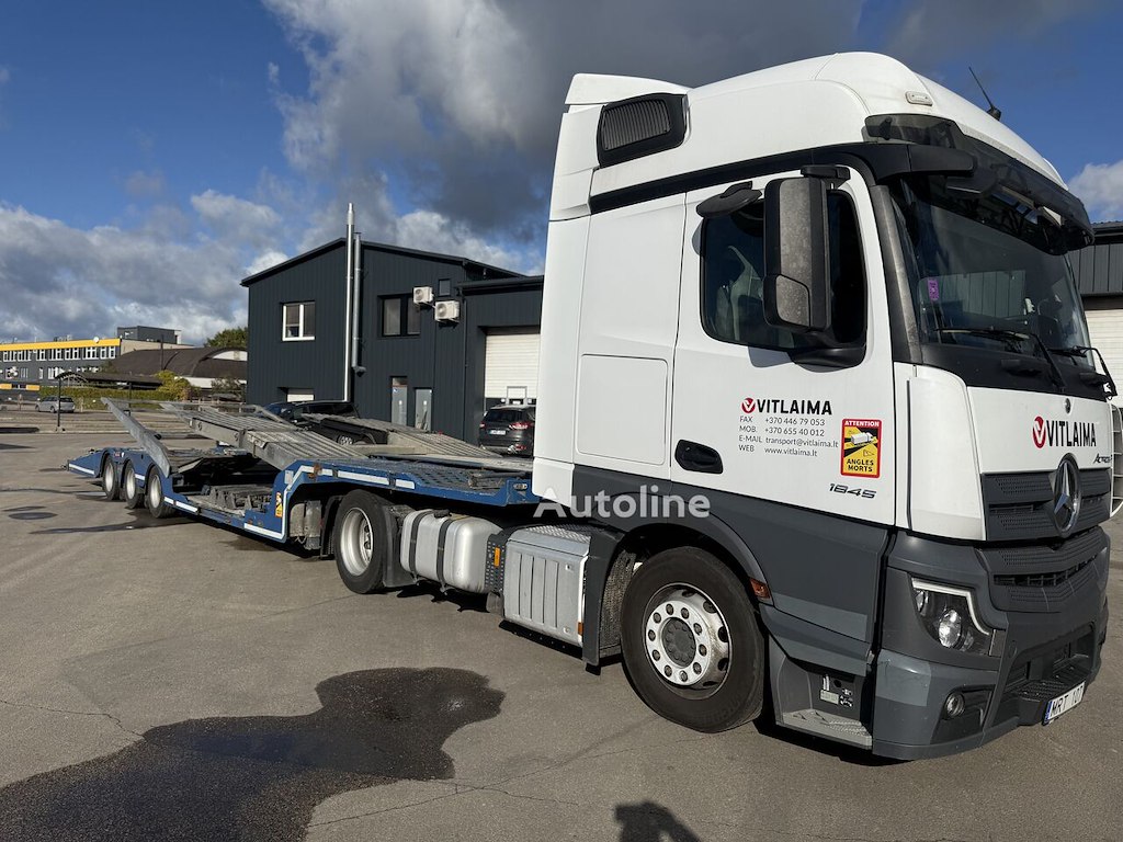 Mercedes-Benz Actros 1845 tegljač + poluprikolica autotransportera