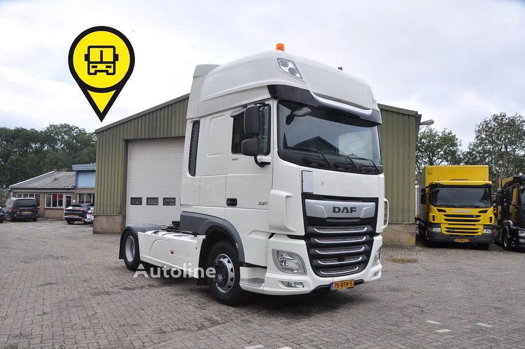 DAF XF 480 SSC 4X2 2018 438.854km PTO VOORBEREID 2x ALU TANK SPOILER tegljač