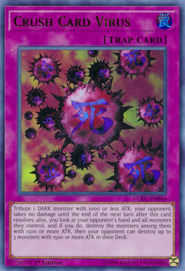 Crush Card Virus (Ver.2) - LCKC-EN046 - Ultra Rare Unlimited