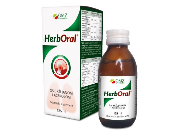 Herboral sirup bršljan i acerola 125ml