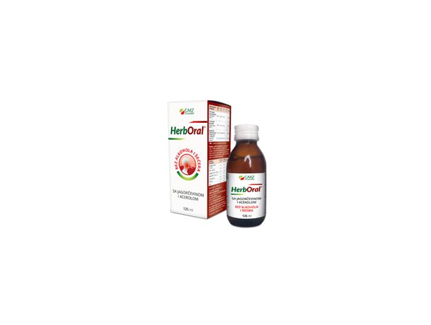 HERBORAL SIRUP JAGORČEVINA I ACEROLA,BEZ ALKOHOLA I BEZ ŠEĆERA