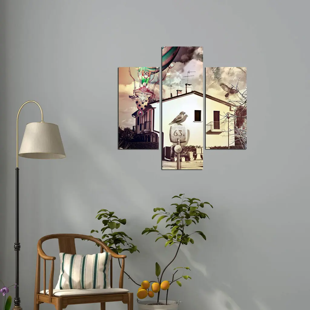 Wallity Set slika 3MDF-013, 3 Dela