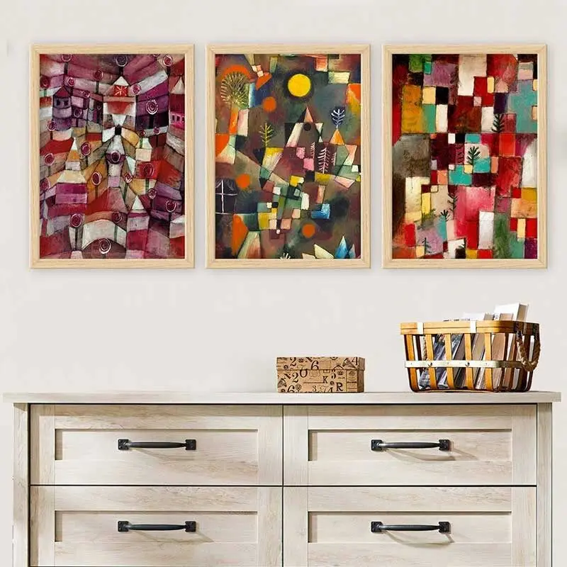 Wallity Set uramljenih slika 3NTC_UN811500 , 3 Dela