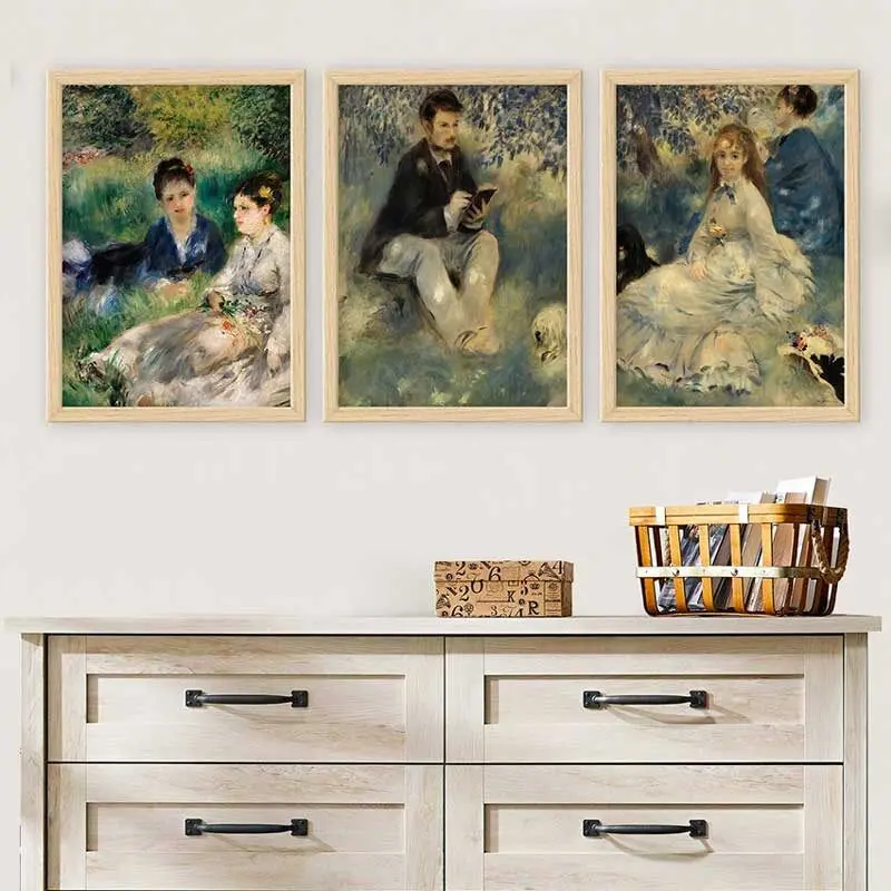 Wallity Set uramljenih slika 3NTC_UN894914, 3 Dela