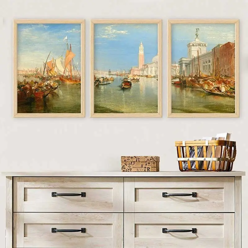 Wallity Set uramljenih slika 3NTC_UN5666, 3 Dela