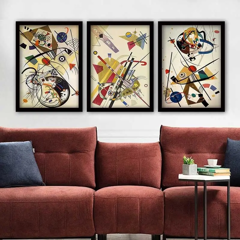 Wallity Set uramljenih slika 3SC_UN2962870, 3 Dela
