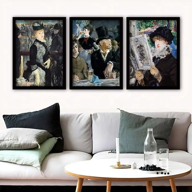 Wallity Set uramljenih slika 3SC_UN195150, 3 Dela