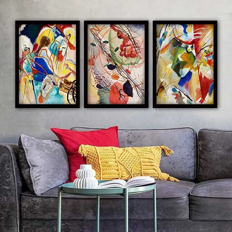 Wallity Set uramljenih slika 3SC_UN2763120 , 3 Dela