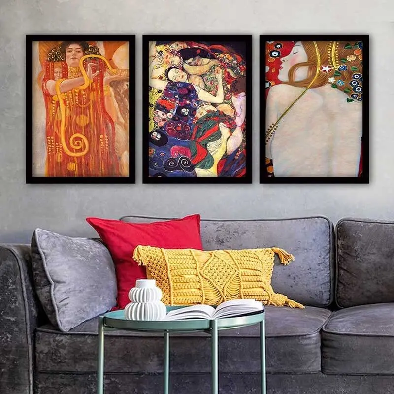 Wallity Set uramljenih slika 3SC_UN987528, 3 Dela